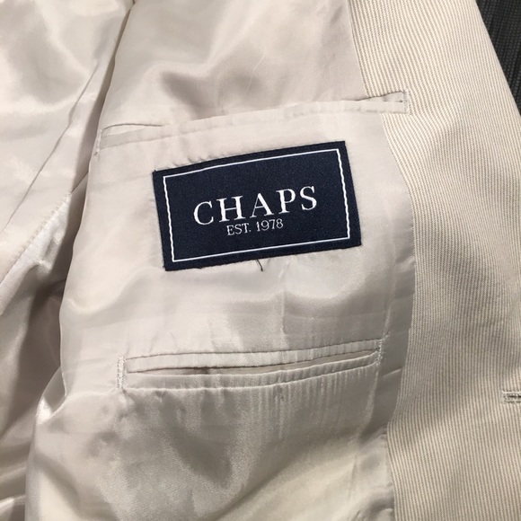Chaps | Suits & Blazers | Mens Light Beige Chaps Suit Jacket | Poshmark